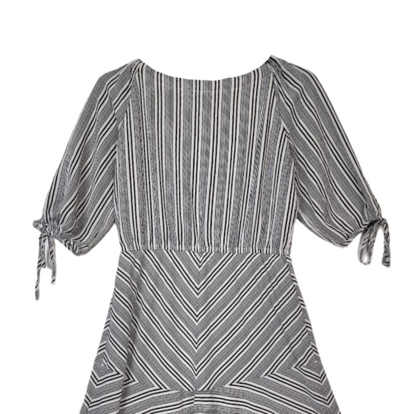 Maison Tara | Dresses | Maison Tara Dress Size Women Fit Flare Stripe ...